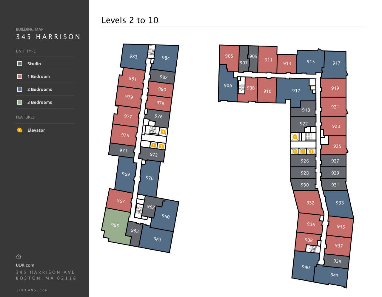 7 Building Maps 3Dplans