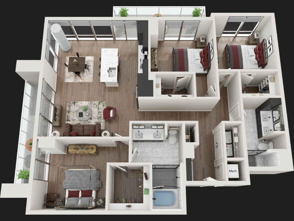 Northwood Ravin 3D Floor Plans & Interactive Maps for Urban Developments